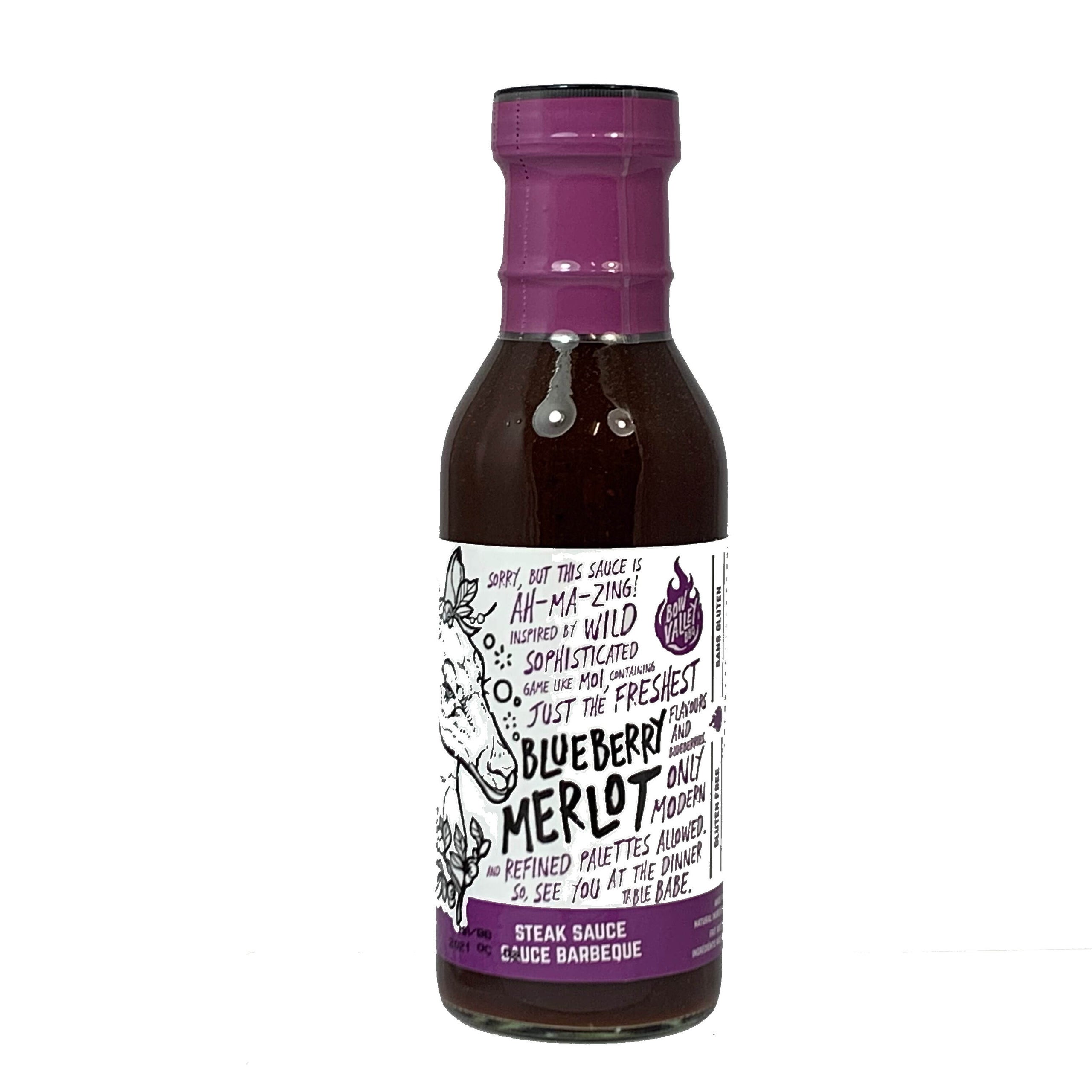 Bow Valley BBQ Blueberry Merlot Steak Sauce | GP Smokin' Pellets & Rub